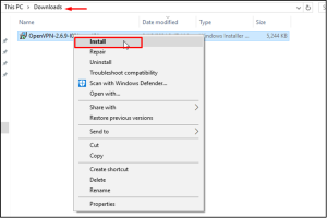 How To Install The OpenVPN GUI On Windows – Wave Layer Blog